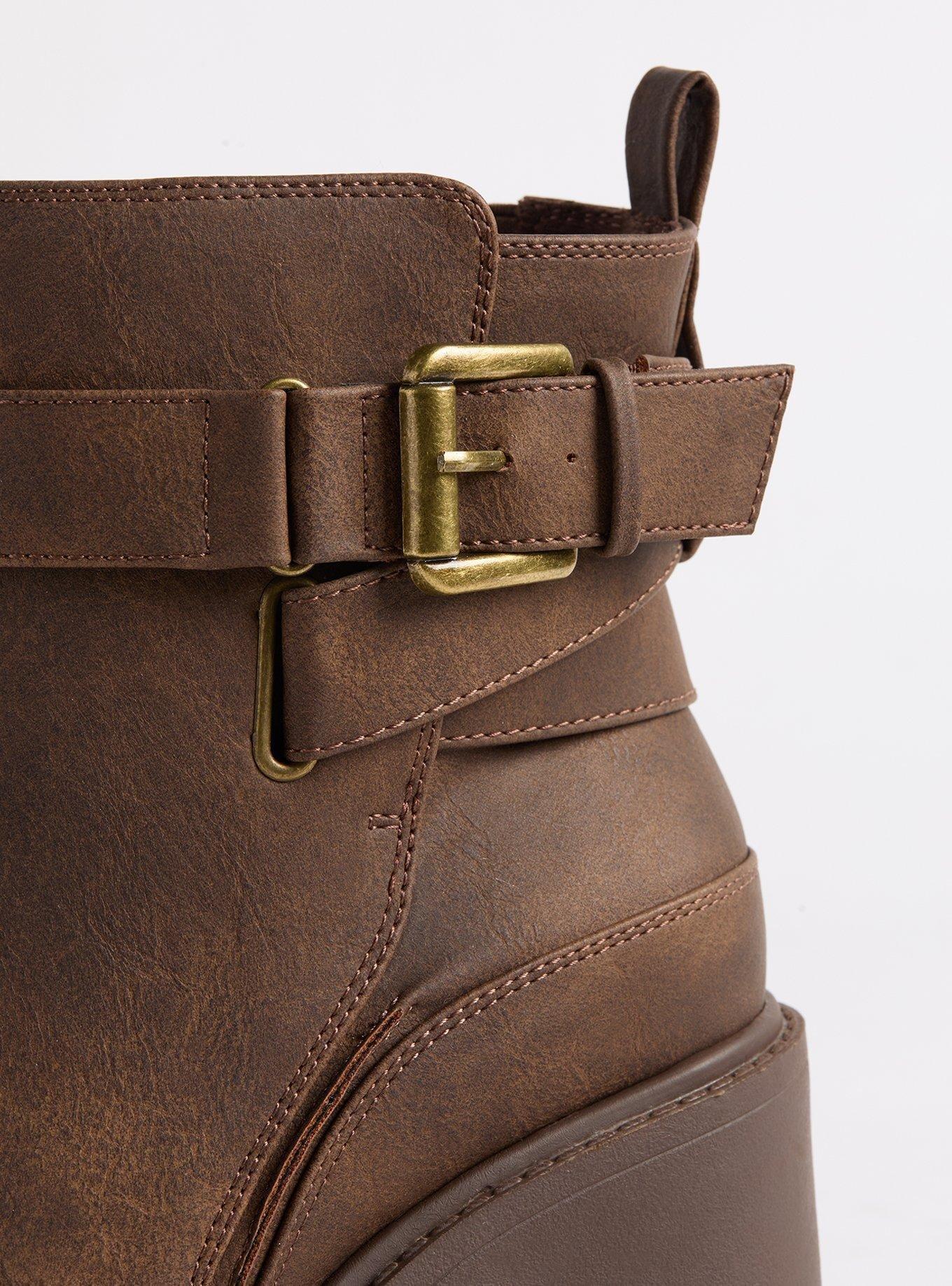 Plus Size - Strappy Buckle Bootie (WW) - Torrid