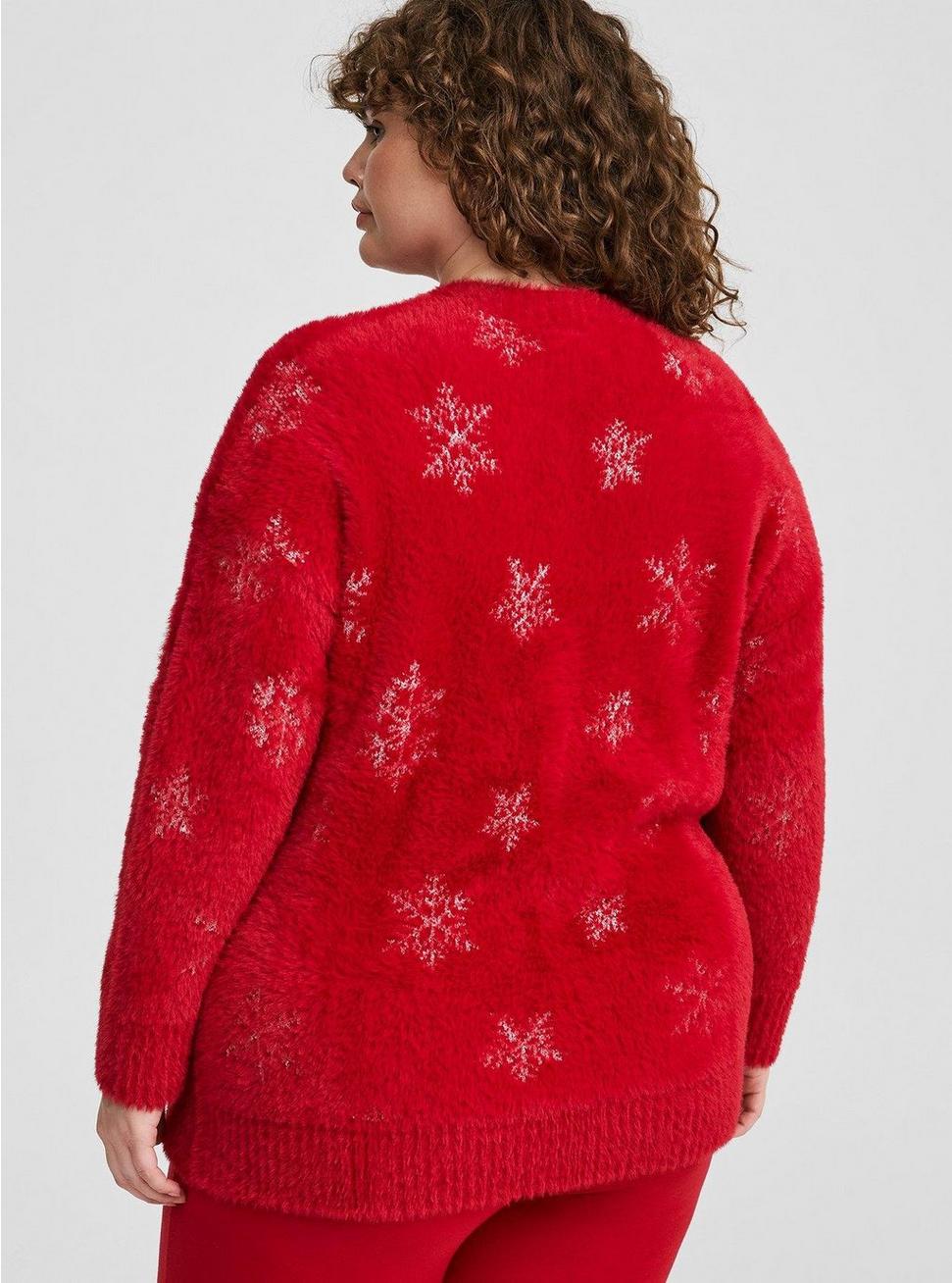 Plus Size - Eyelash Lurex Crew Neck Pullover Sweater - Torrid Plus Size - Eyelash Lurex Crew Neck Pullover Sweater - Torrid