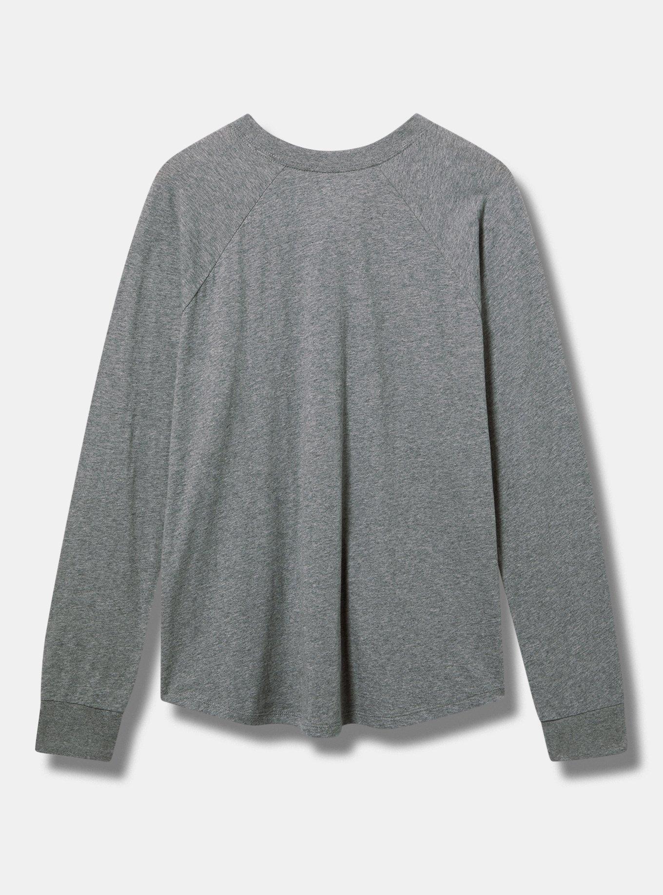 Plus Size - Oh Canada Classic Fit Long Sleeve Raglan Jersey Crew Tee ...