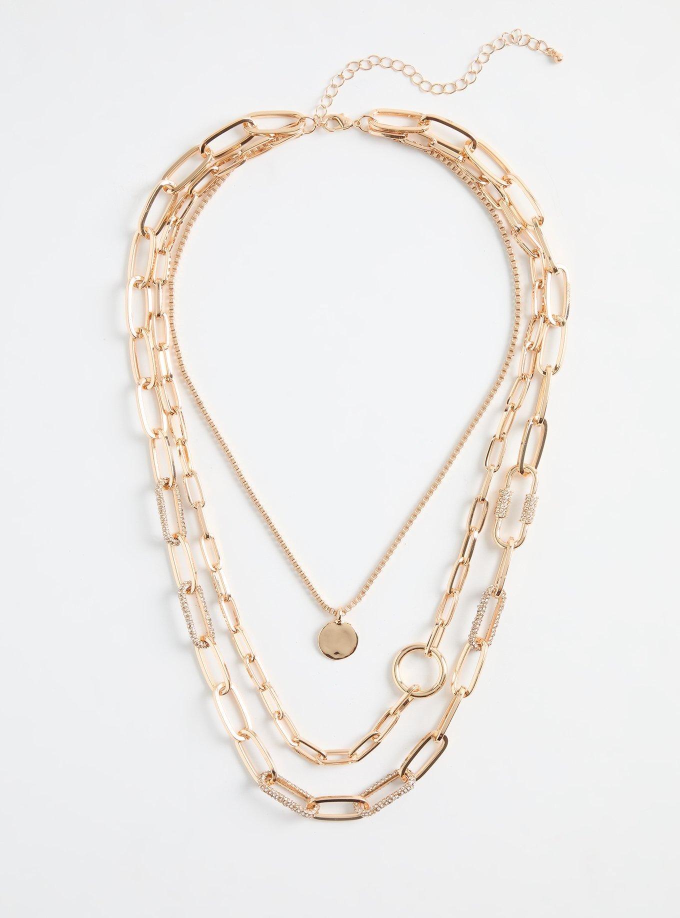 Plus Size - Link Layered Necklace - Torrid