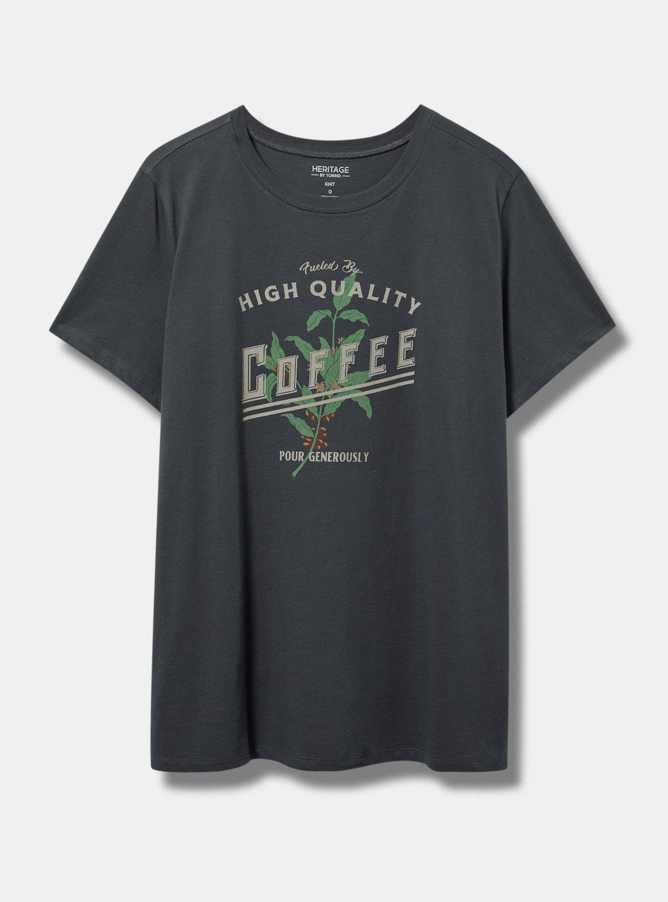 Plus Size - Coffee Classic Fit Heritage Jersey Tee - Torrid