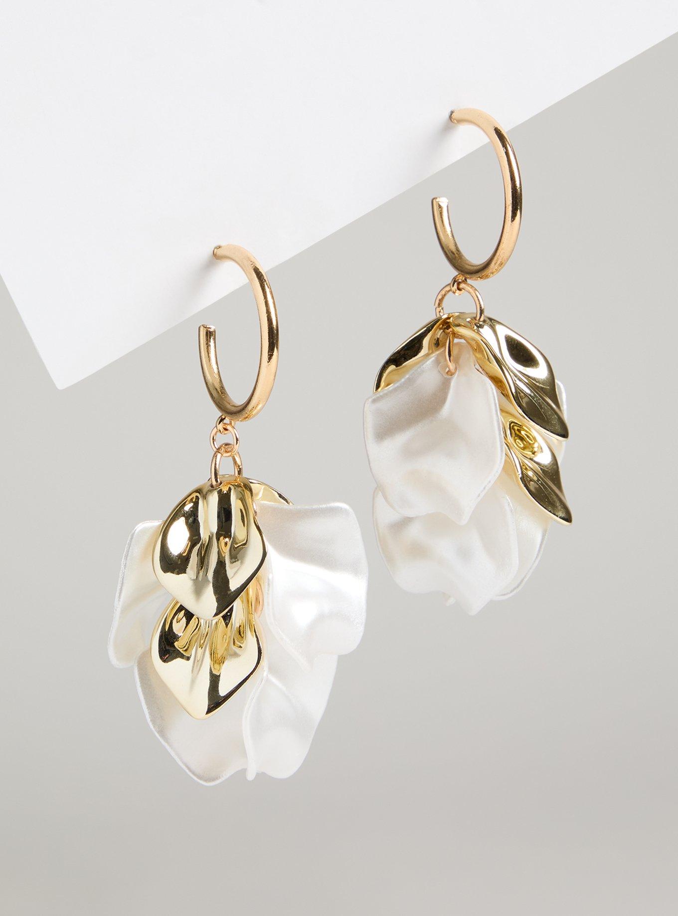 Plus Size - Petal Hoop Earrings - Torrid