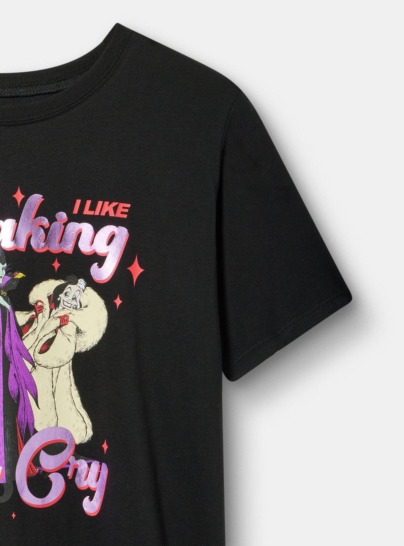 Plus Size - Disney Villains Classic Cotton Crew Tee - Torrid