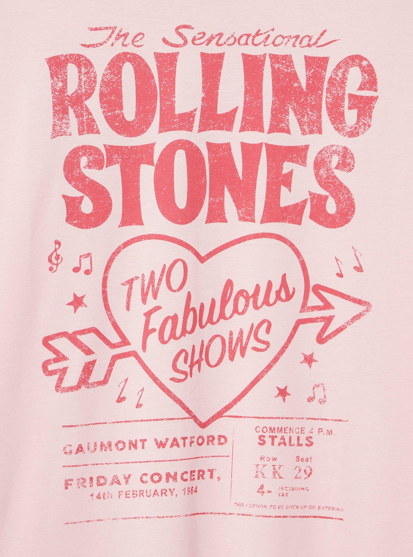 Plus Size - Rolling Stones Relaxed Cotton Crew Tee - Torrid