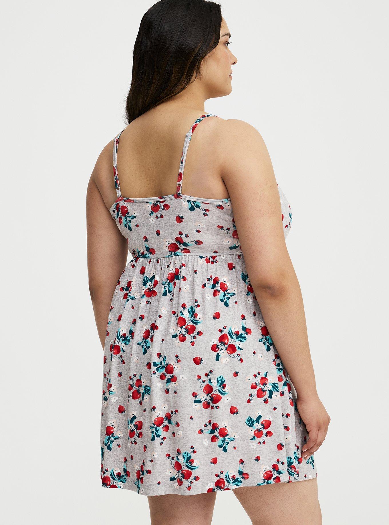 Plus Size - Soft Lace Trim Sleep Chemise - Torrid