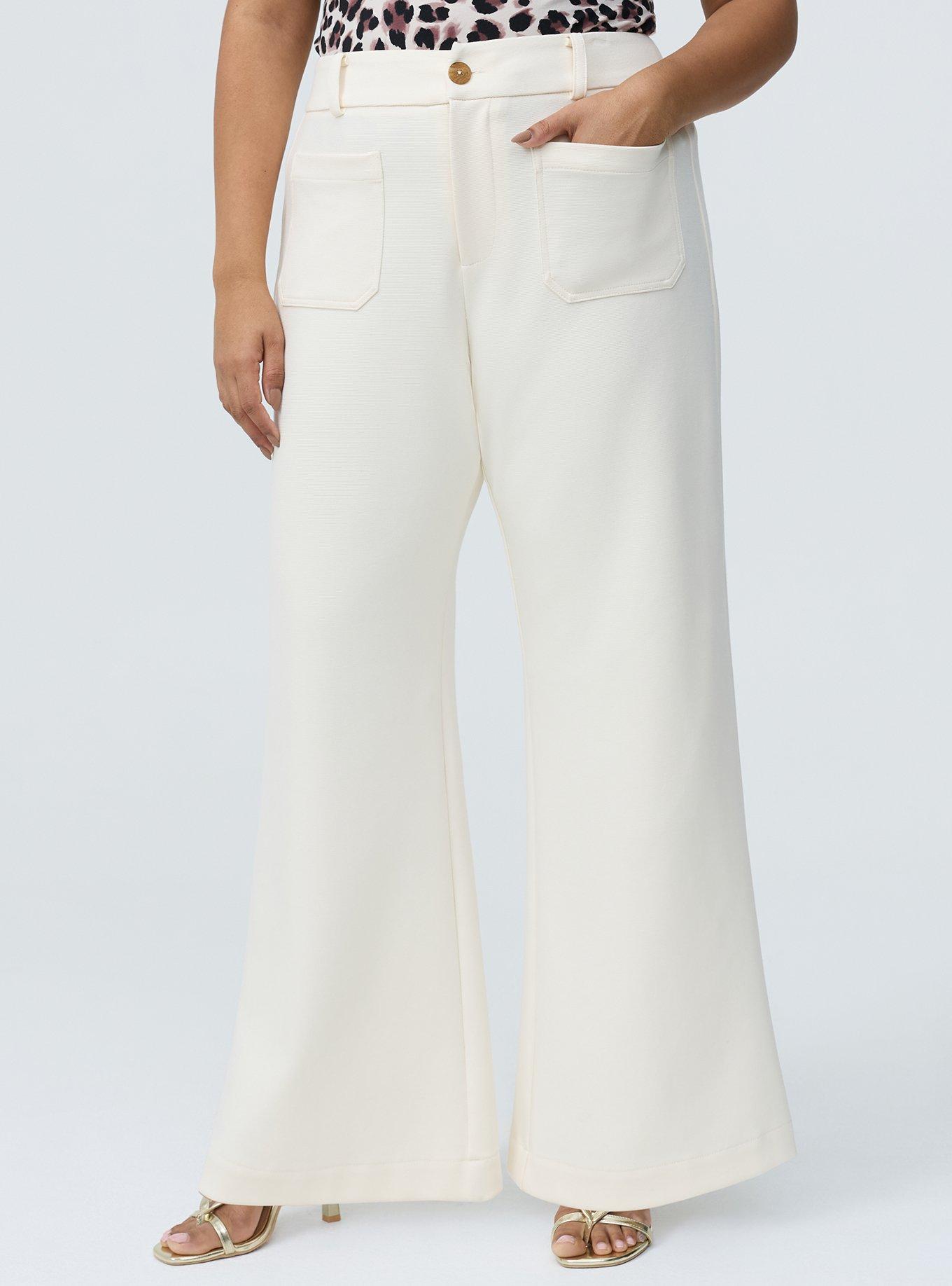 Plus Size - Wide Leg Ottoman Pant - Torrid