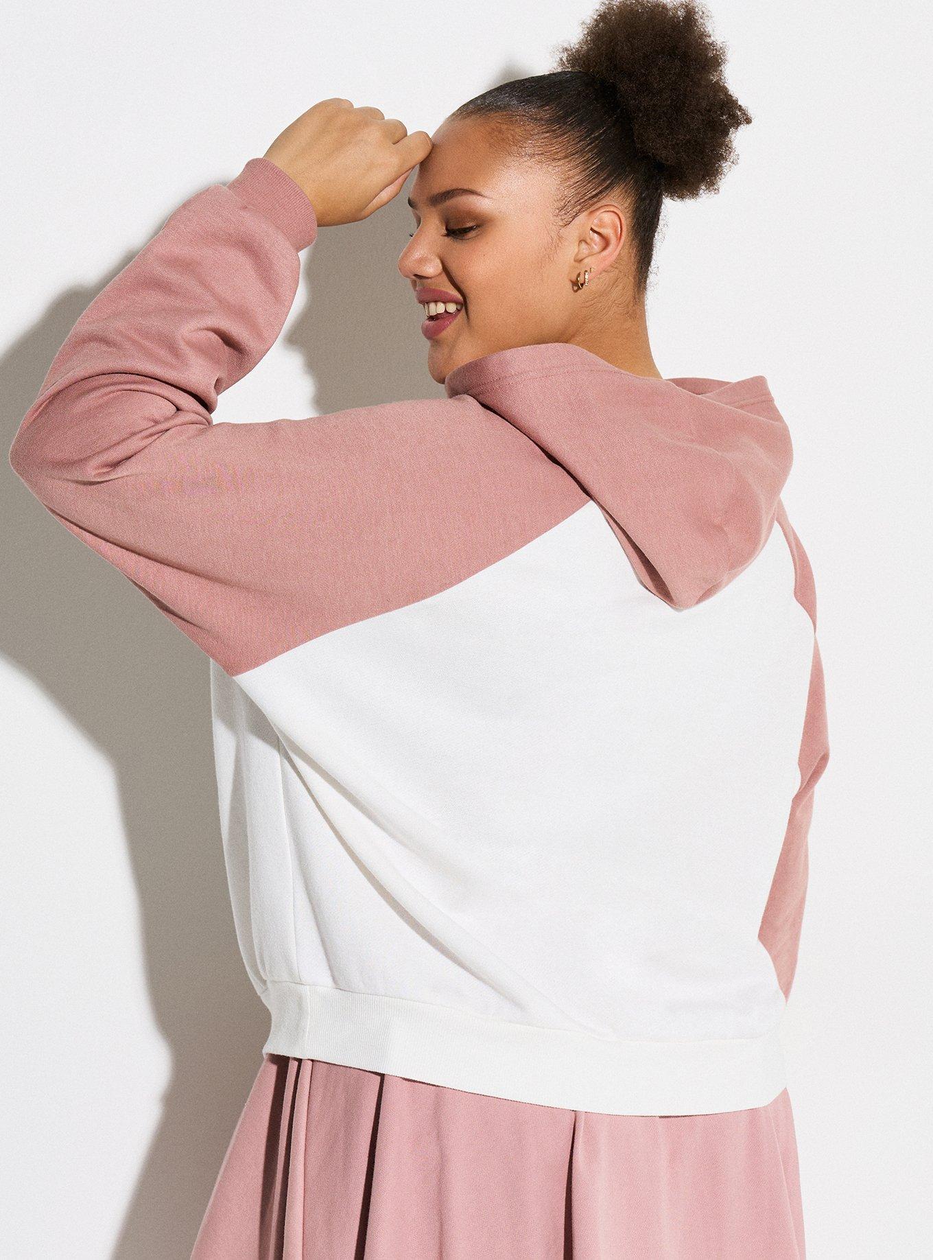 Plus Size - LoveSick Oversized Raglan Hoodie - Torrid