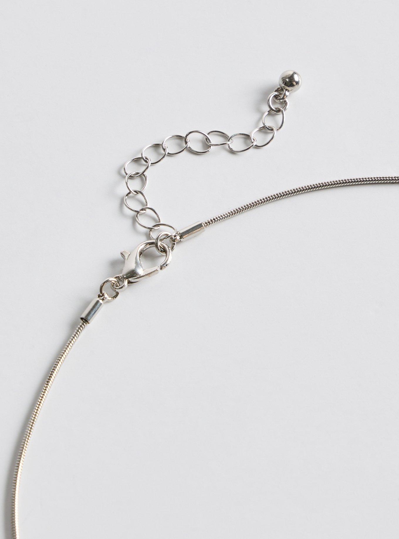 Plus Size - Puffy Star Station Necklace - Torrid