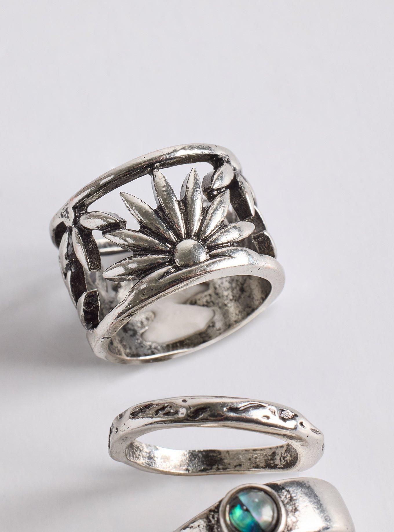 Plus Size - Antique Floral Ring Set - Torrid