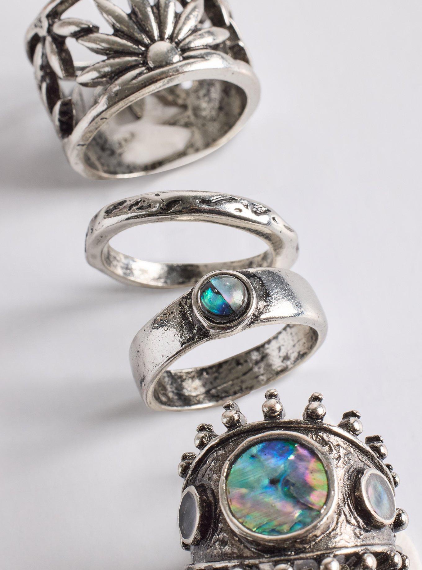 Plus Size - Antique Floral Ring Set - Torrid