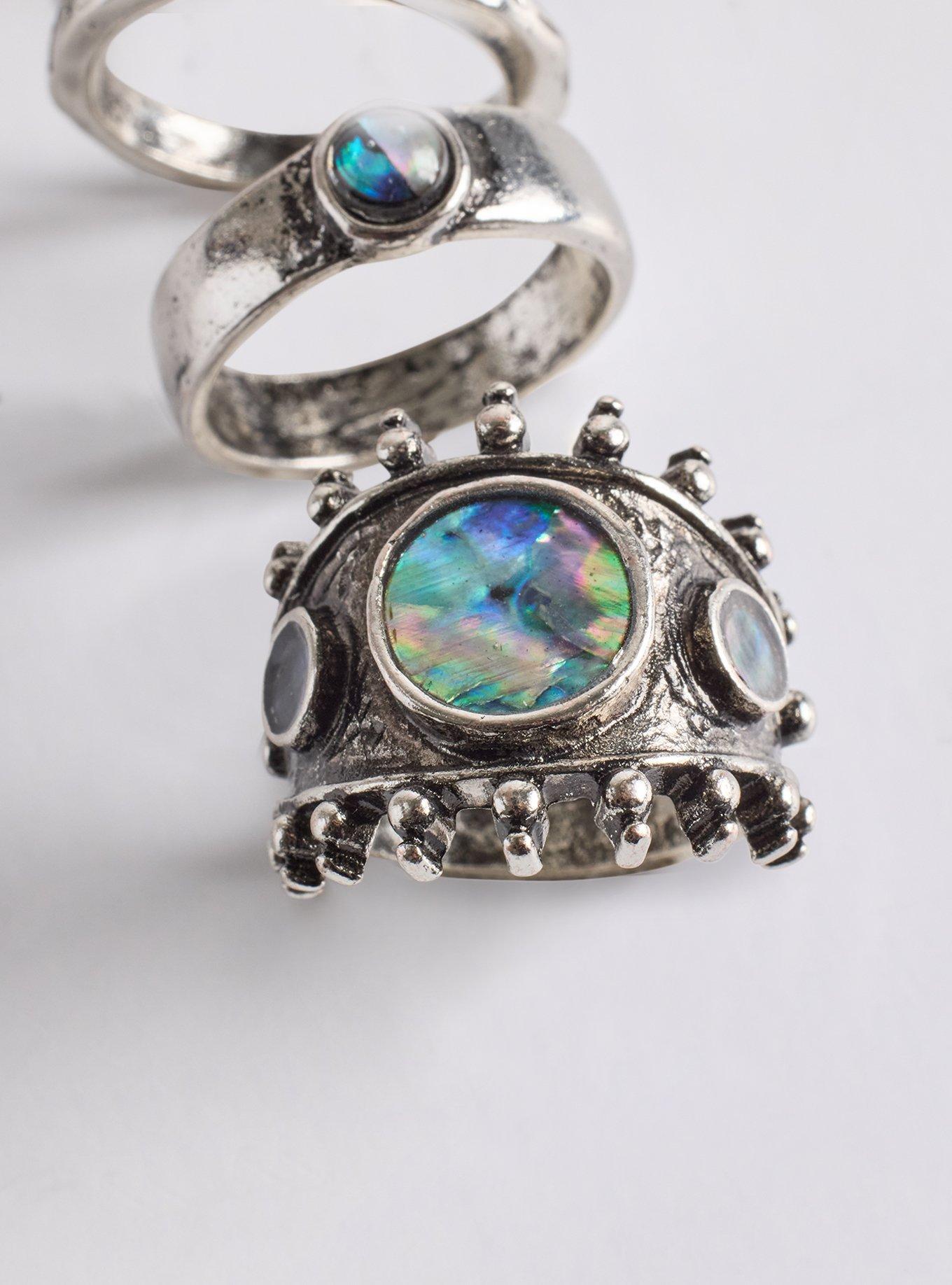 Plus Size - Antique Floral Ring Set - Torrid